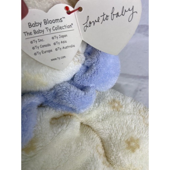 Toys | Ty Pluffies Teddy Bear Bumble Bee Baby Blooms Retired Lovey ...